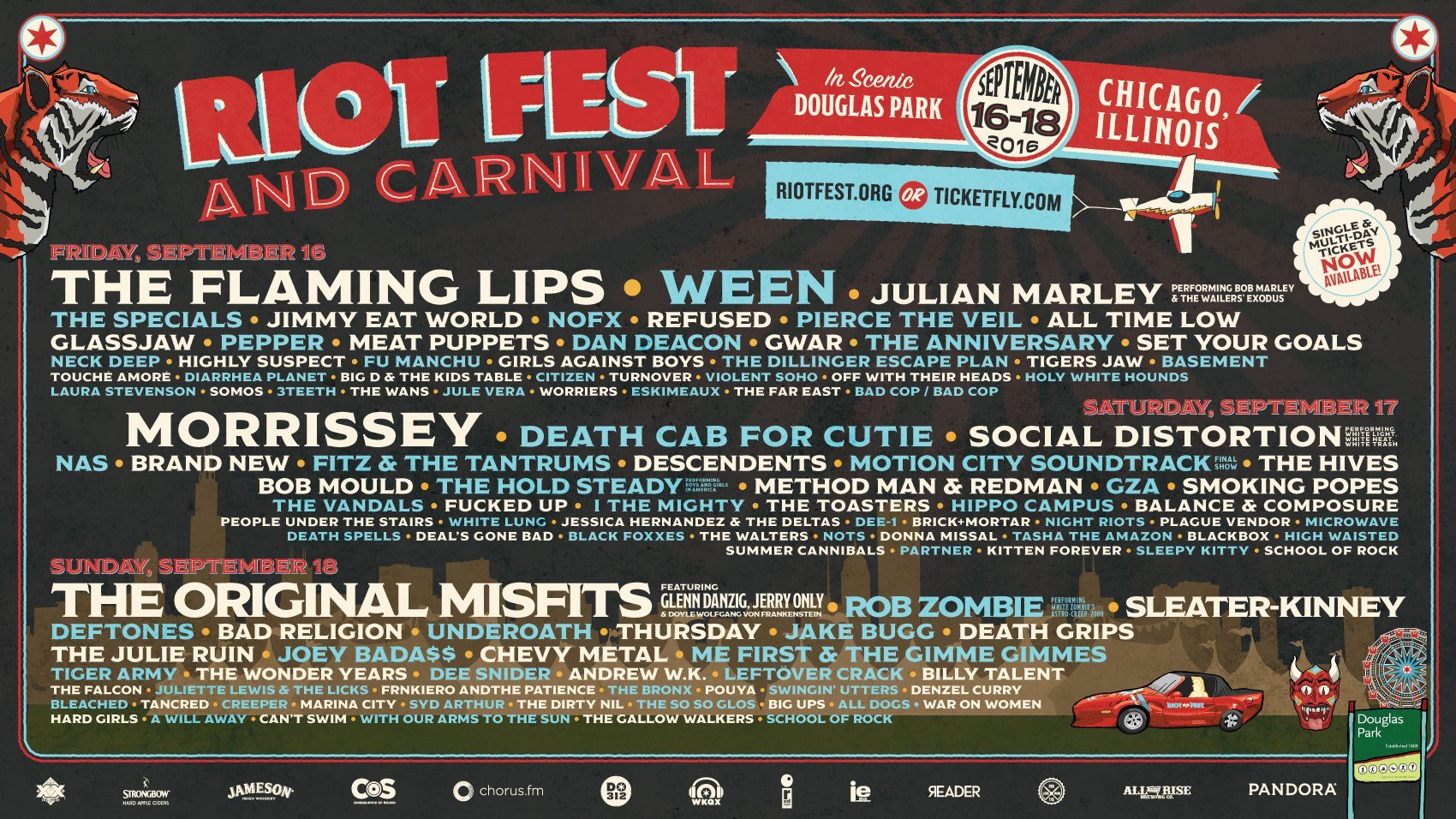 3 Must-See Artists at Riot Fest in Chicago | Sine Qua Non Salons